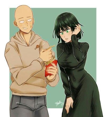 Saitama x Fubuki Сайтама Рисунки девушки Аниме
