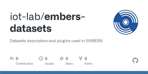 GitHub Iot Lab Embers Datasets Datasets Descriptors And Plugins Used In EMBERS