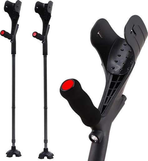 Yokaboze Adult Forearm Crutch X2 Units Foldable Lightweight India Ubuy
