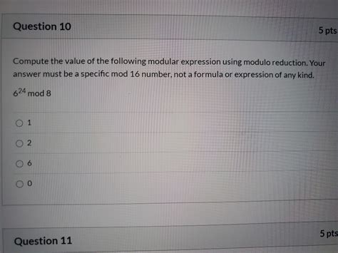 Solved Question 1 25 Pts Convert The Decimal Number 15 To