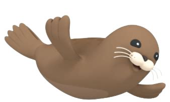 Harry The Harbor Seal Seal Emoji Iphone Seal Animal Jam Webkinz Seal