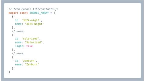 Solarized Theme Has Inaccurate Colors · Issue 62 · Carbon Appcarbon