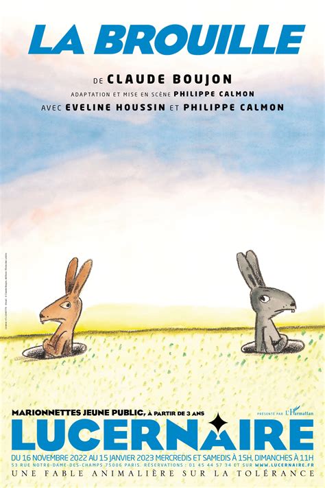 La Brouille De Claude Boujon Akteon Theatre