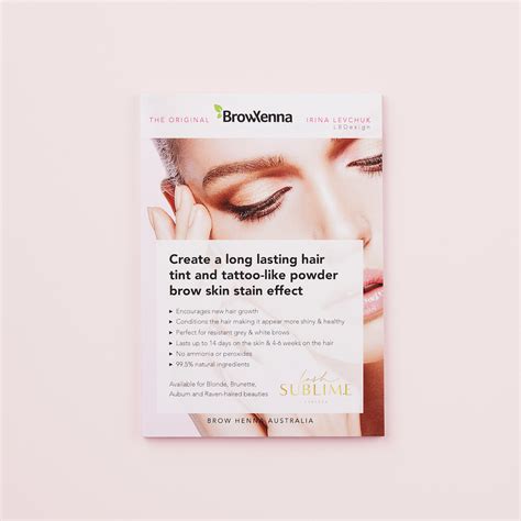 Browxenna® Aftercare Leaflet 25 Lash Sublime Pty Ltd