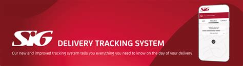 Sig Dts Delivery Tracking System Sig Distribution