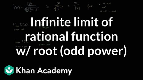 Understanding Limits At Infinity For Quotients With Square Roots In Ap Calculus Galaxy Ai