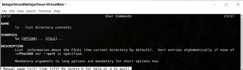 Belajar Menggunakan Terminal Linux