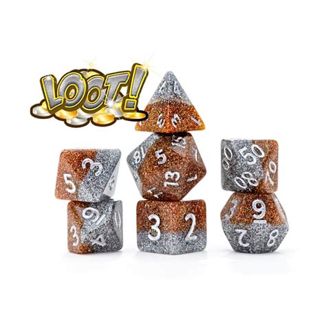 Gate Keeper Games Glitter Bomb Poly Set Loot 7 New Walmart