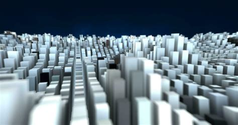 Abstract Black And White Landscape Of Moving Waves Of Futuristic Rectangles Background 30804623