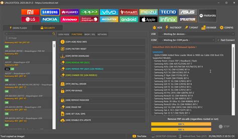 Tunlock Unlocktool 202506010 Released Update Samsung Qualcomm