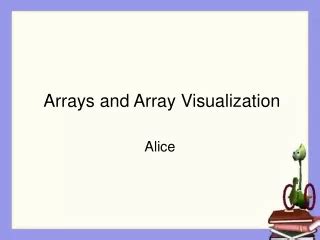 PPT Introduction To Arrays Array PowerPoint Presentation Free Download ID 5385458