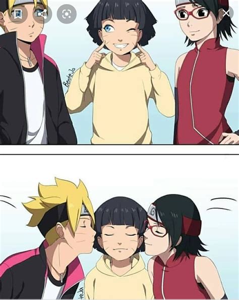 بروتو وسارادا Naruto Comic Boruto Naruto Funny