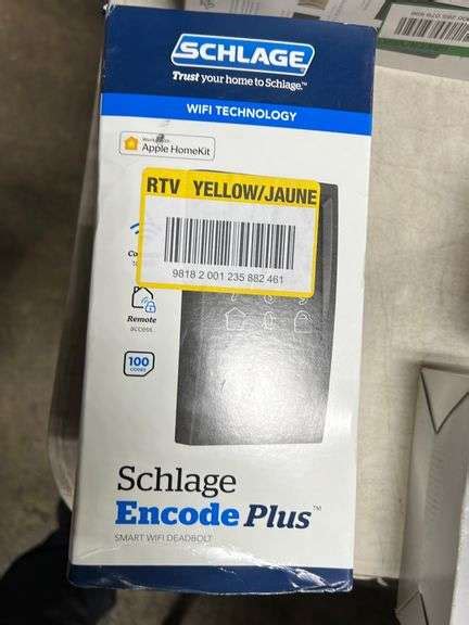 Schlage Encode Plus Electronic Door Lock Unchecked Nw Asset Services