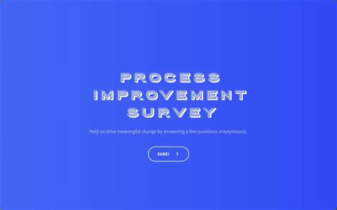 Process Improvement Survey Template With Sample Questions