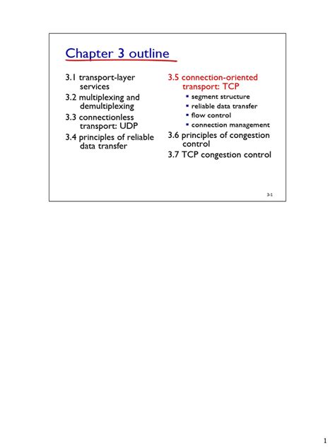 Transport Layer Part 3 Tcp Pdf Transmission Control Protocol Network Congestion