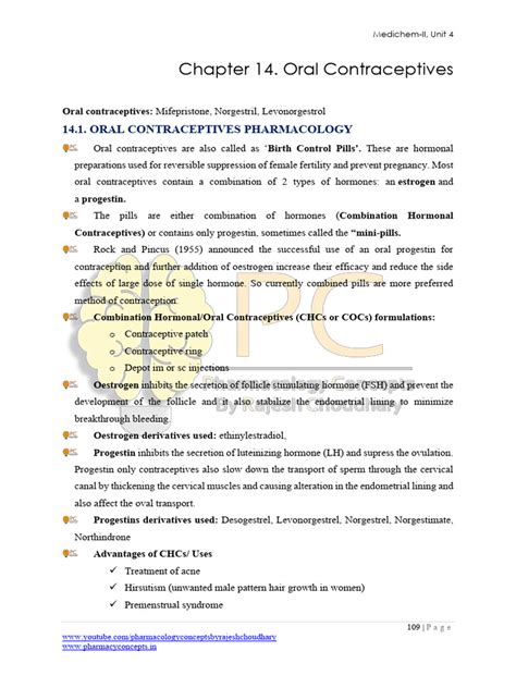 Oral Contraceptive 1 Pdf Combined Oral Contraceptive Pill