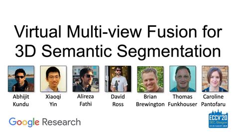 virtual multi view fusion for 3d semantic segmentation eccv2020 talk