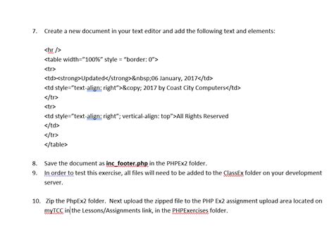 Solved Php Exercise 2 5 1 Create A New Document In Your