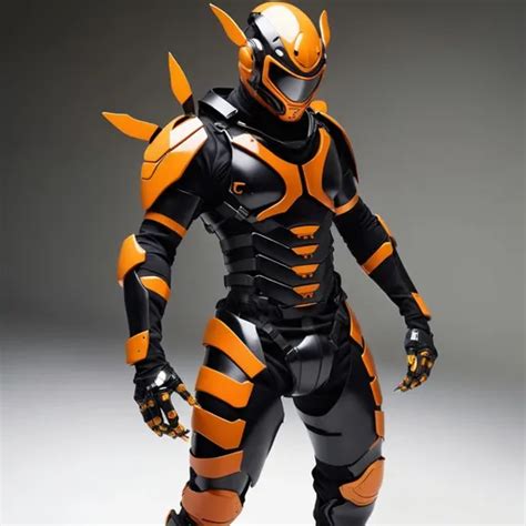 Lithe Cybernetic Full Ninja Armor In Sleek Blacks An