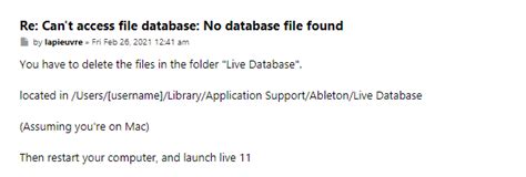 Error Ableton Vst3 Error Error Opening Database No Database File