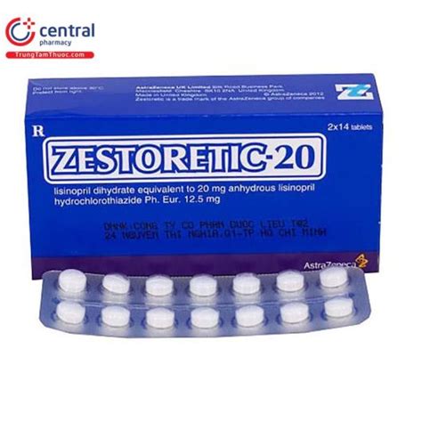 Thuốc Zestoretic 20mg Astrazeneca điều Trị Tăng Huyết áp