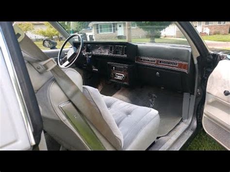 1982 Oldsmobile Cutlass Supreme Brougham Video 2 Interior 1 Youtube