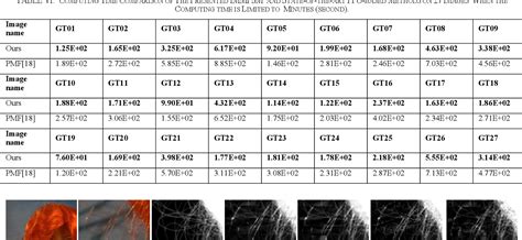 table vi from fast image matting based on matting pyramids and
