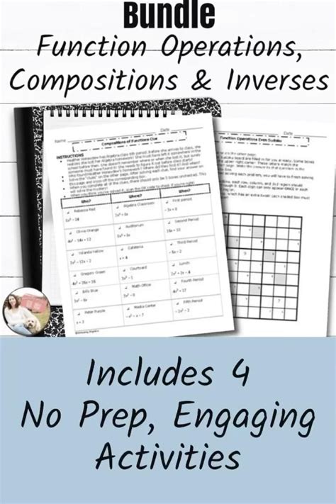 Function Operations Compositions And Inverses Activity Bundle Artofit