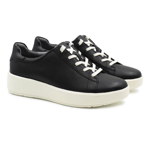Купить Женские кеды Clarks, цвет черный, Модель: Layton Pace, арт ...