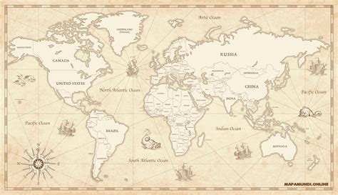Mapa Mundi Para Imprimir Nordic Tattoo Vintage Scrapbook Porn Sex Picture
