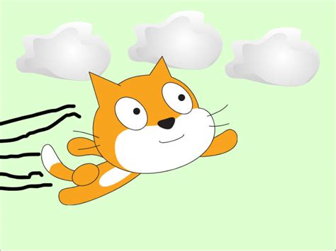 Flying Scratch Cat By Fidgetsetc On Deviantart