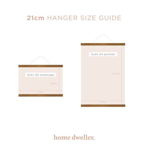 Magnetic Print Hanger 21cm — Wooden Poster Frame Home Dweller