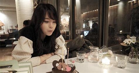 서유리 근황공개 케이크 후 부는 섹시입술