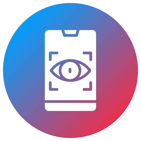 Premium Vector Mobile Retina Scan Icon Vector Image Can Be Used For