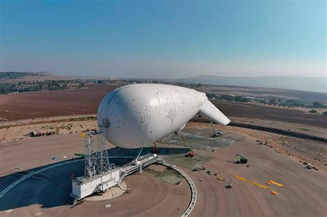 Israel Tests Massive Inflatable Missile Detection System