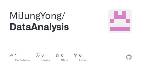 Github Mijungyongdataanalysis