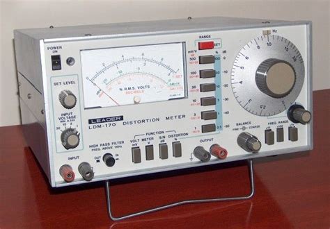 Distortion Meters Amplificador De áudio História Da Ciência