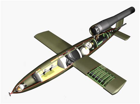 German V1 Flying Bomb Hd Png Download Kindpng