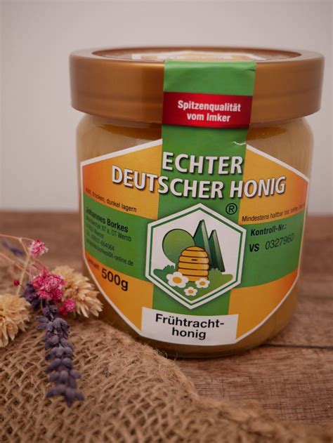 Echter Deutscher Honig Frühtracht Aus Wemb 500 G Kevelaer Landmomente