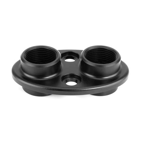 Aluminium Bulkhead Pass Through Plates Dual Hose Accessories