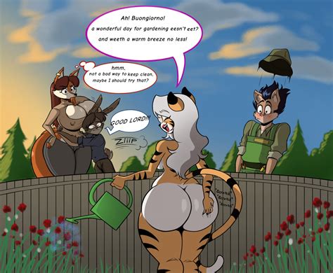 Rule 34 Ass Breasts Itching Lipstick Milf Nude Older Female Public