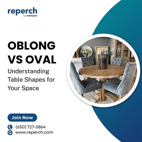Oblong Vs Oval Understanding Table Shape For Your Space