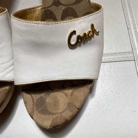 Coach Shoes Coach Sandals White Poshmark