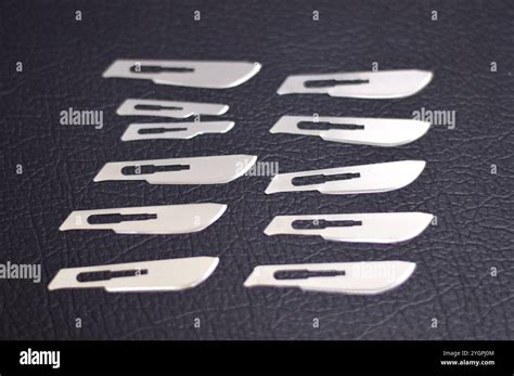 Disposable Scalpels Lancet Or Bistoury A Small And Extremely Sharp Bladed Instrument Used For