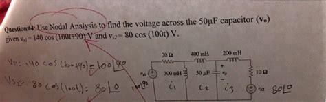 solved question 3 in the given circuit find the value of