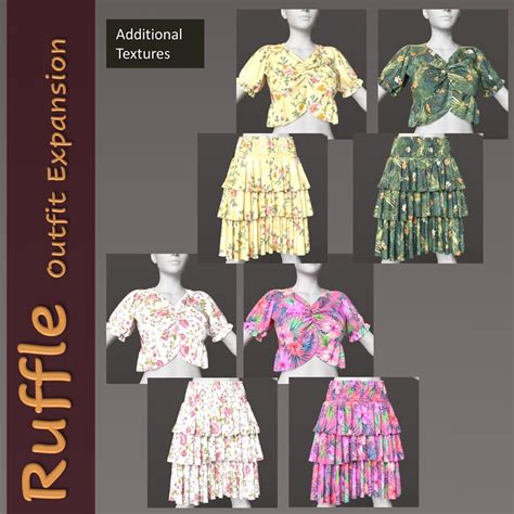 Ruffle Outfit Shader Expansions Free Add On For The Ruffle Outfit