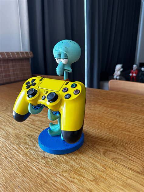 Spongebob Squidward Phone Holder Joystick Holder Controller Stand Room Decor Office Decor