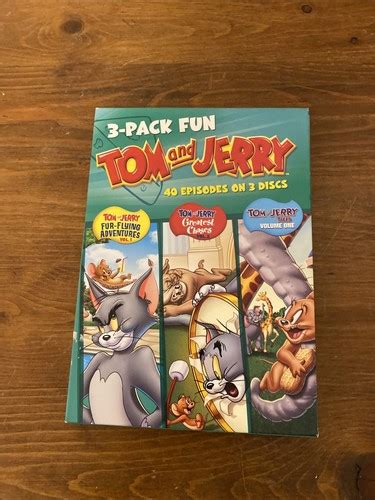 Tom And Jerry 3 Pack Fun Dvd 883929203192 Ebay