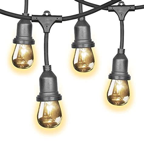 Feit 48ft 14 6m Indoor Outdoor Weatherproof String Lights Set 36