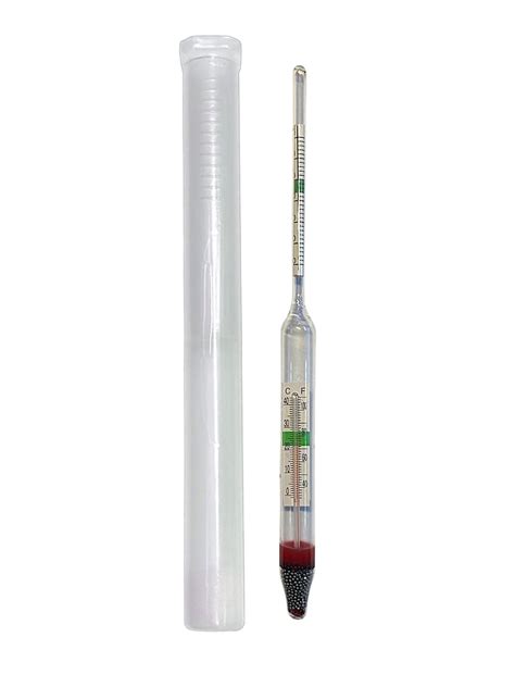 Hydrometer Specific Gravity Meter And Thermometer Part 3257 4 65 Aquatic Connections
